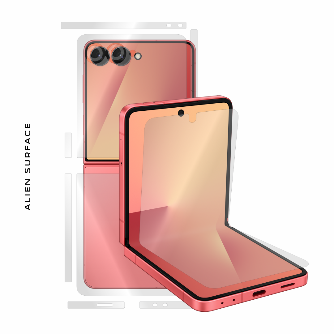 Folie protectie Samsung Galaxy Z Flip 7 - 5X Mai Durabila ca Sticla ...